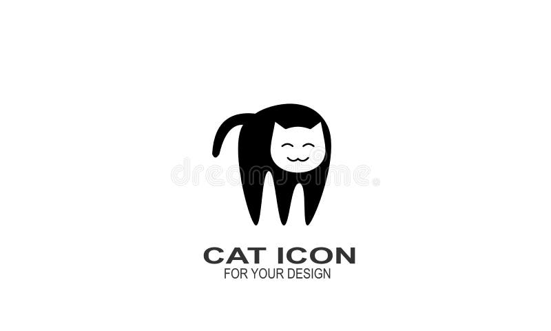 Cat Icon, Logo Vector Illustration Graphic Design Stock Vector ...