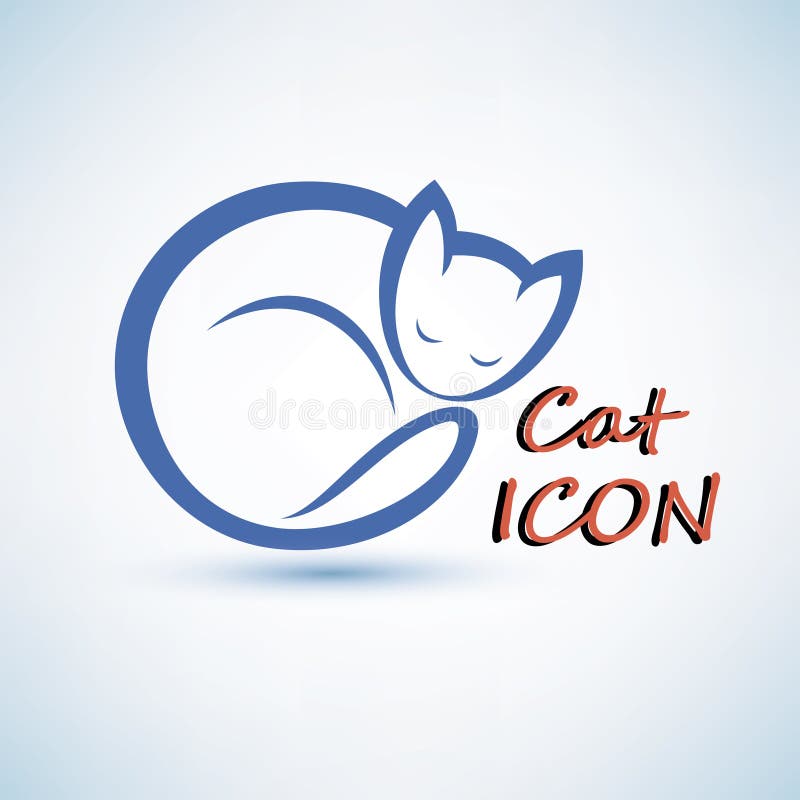 Cat icon stock vector. Illustration of icon, outline - 36915983
