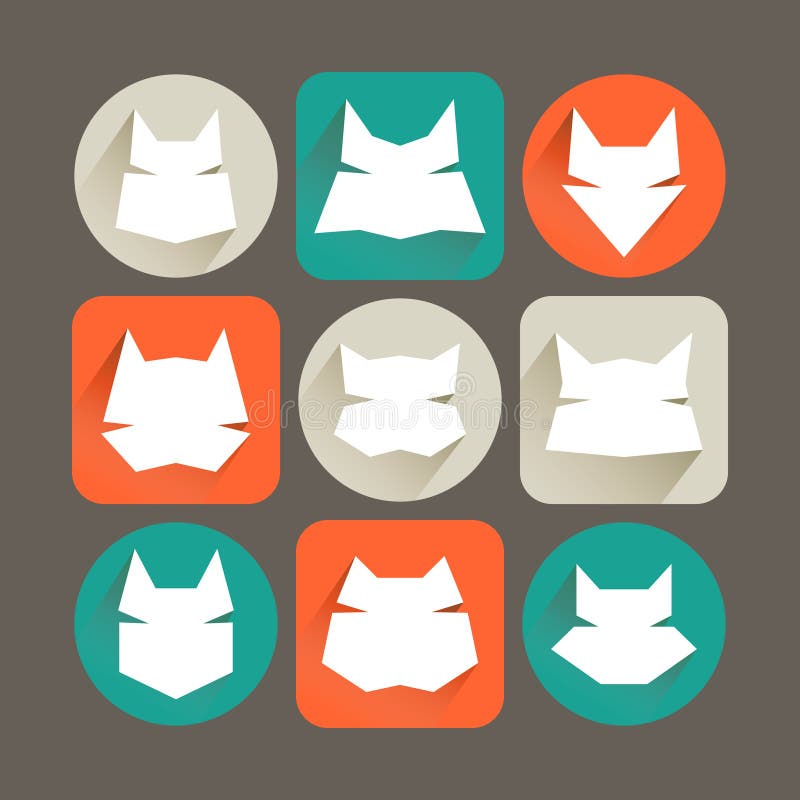 Cat icons stock vector. Illustration of follow, animal - 38063971