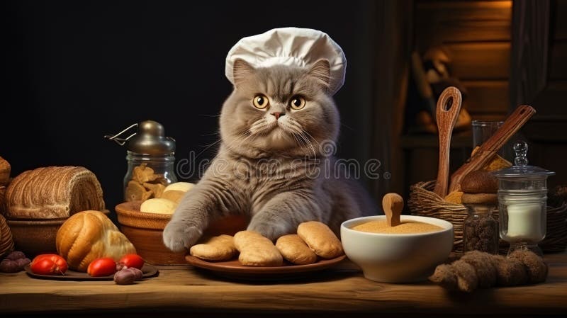 The Cat, with Interest Looking at Various Types of Rolls Presented on ...