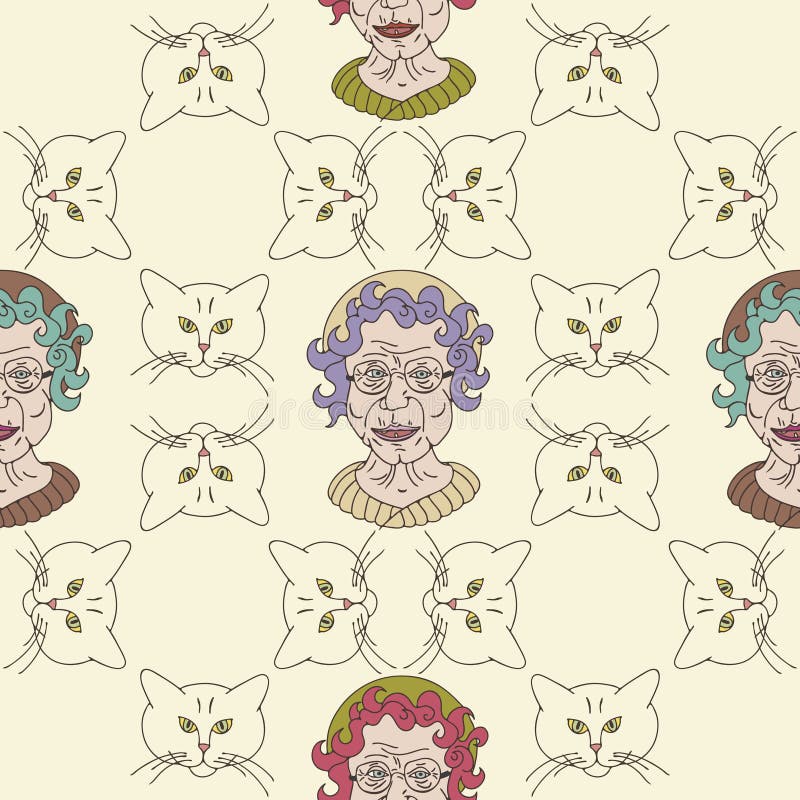 Crazy Cat Lady Stock Illustrations – 110 Crazy Cat Lady Stock ...