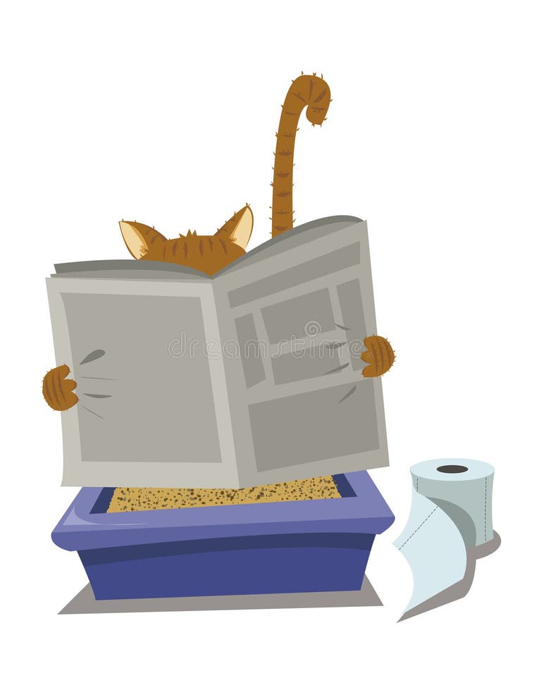 Cartoon Cat Litter Box Stock Illustrations – 384 Cartoon Cat Litter Box ...