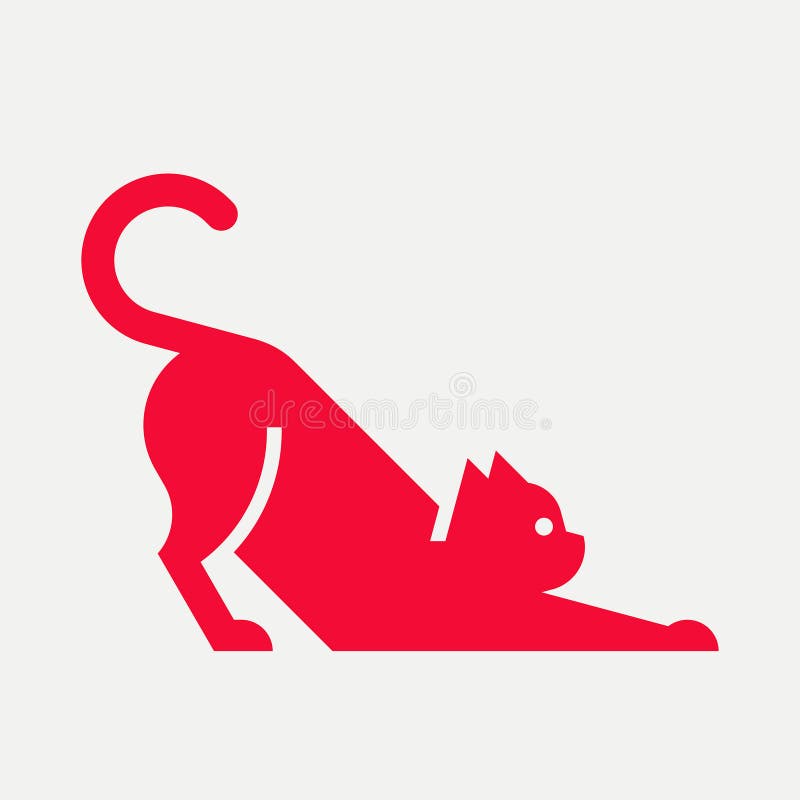 Cat Logo stock vector. Illustration of shop, vector - 259982819