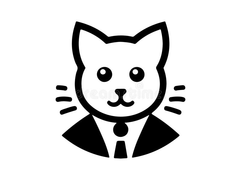 Smart Cat Logo Stock Illustrations – 578 Smart Cat Logo Stock ...