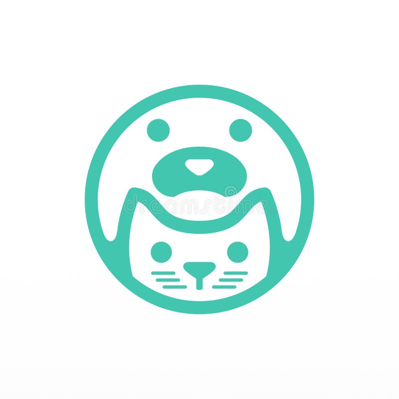 Cat Logo Design Template. Unique Animal Logo Design Concept Stock ...