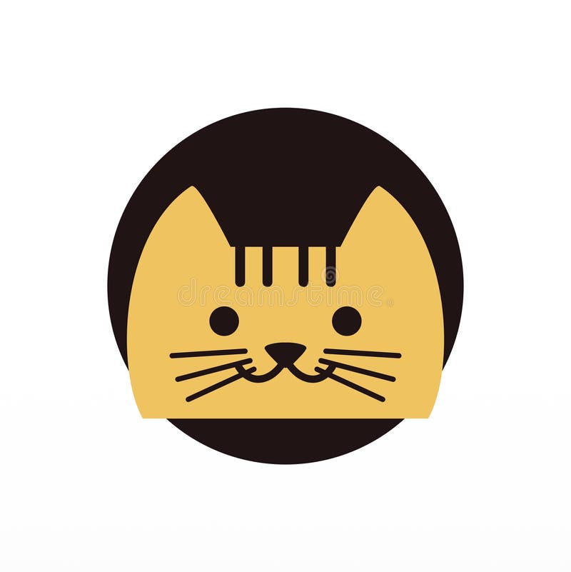 Cat Logo Design Template. Unique Animal Logo Design Concept Stock ...