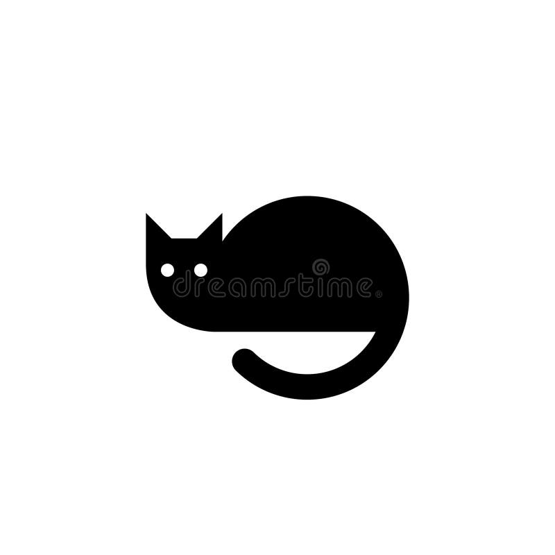 Cat Logo and Illustration Design Template Editable and High Resolution ...