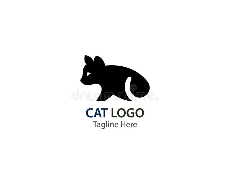 Cat Logo Vector Illustration Template Stock Illustration - Illustration ...