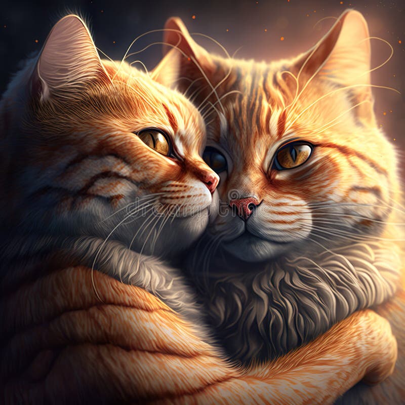 3+ Cats hugging Free Stock Photos - StockFreeImages