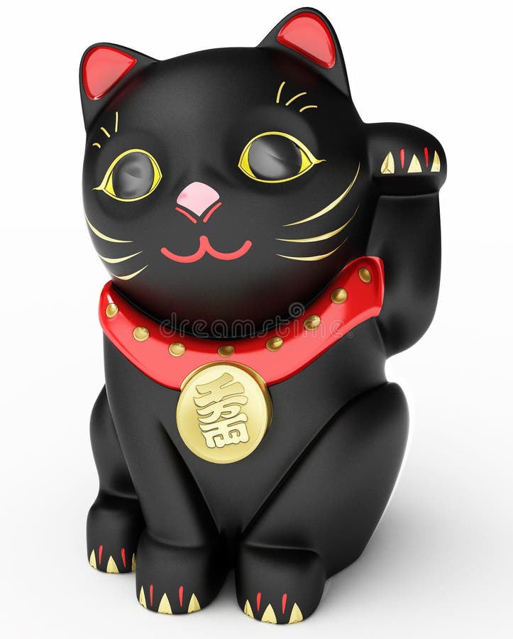 Maneki neko vectors stock illustration. Illustration of upright - 20843046