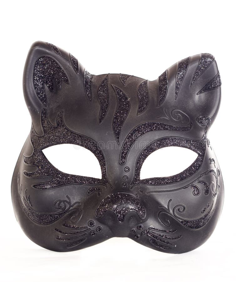 Cat Mask stock image. Image of disguise, eyelets, white - 23074045