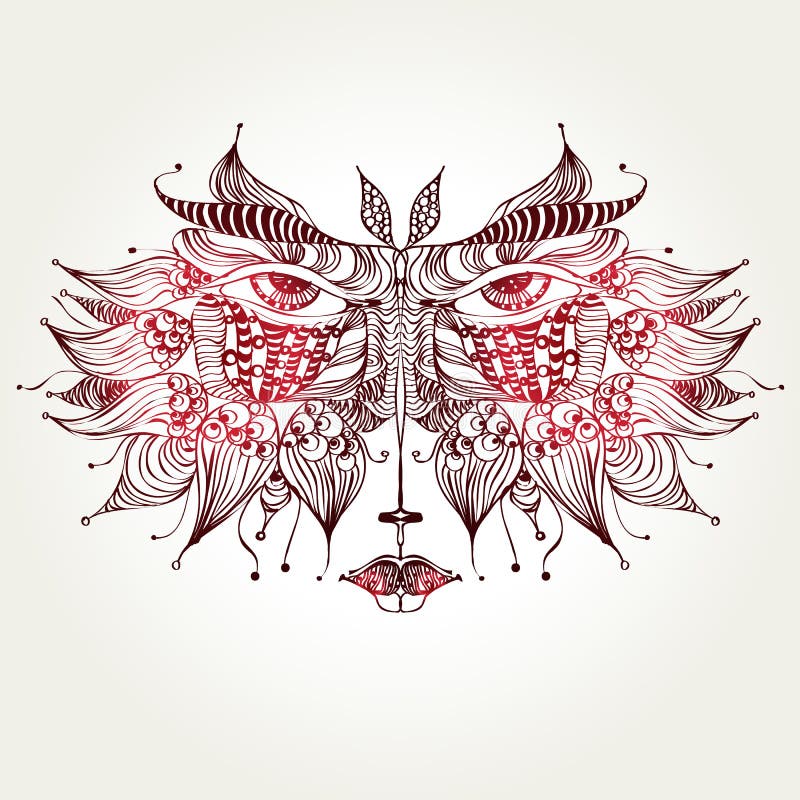 Cat mask stock vector. Illustration of element, carnival - 25661438