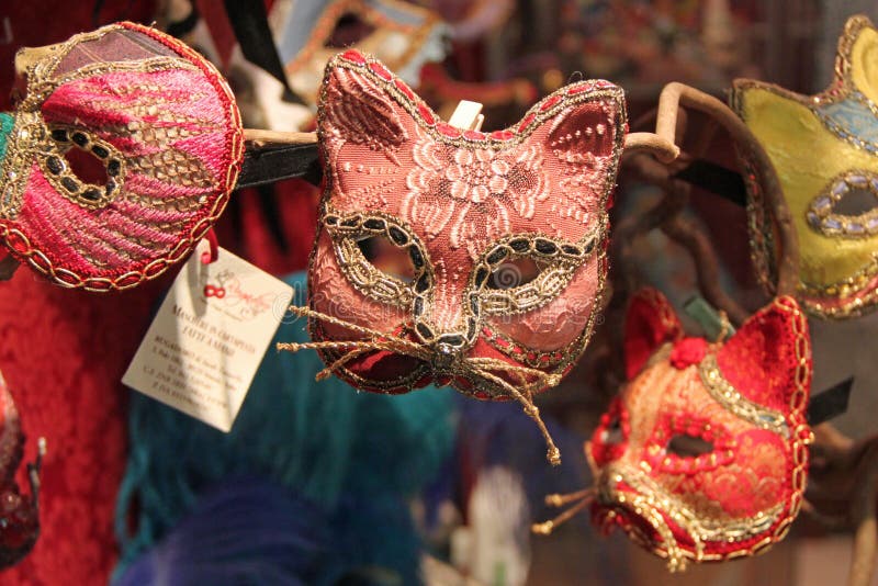 Cat Masks at the Carnival in Venice Editorial Photography - Image of ...