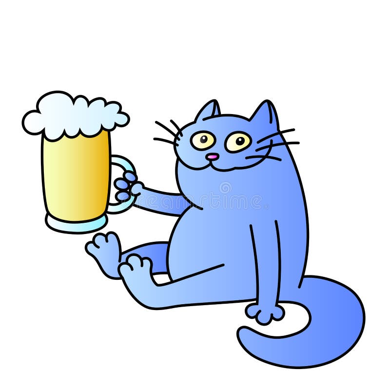 Cat Beer Stock Illustrations – 644 Cat Beer Stock Illustrations ...