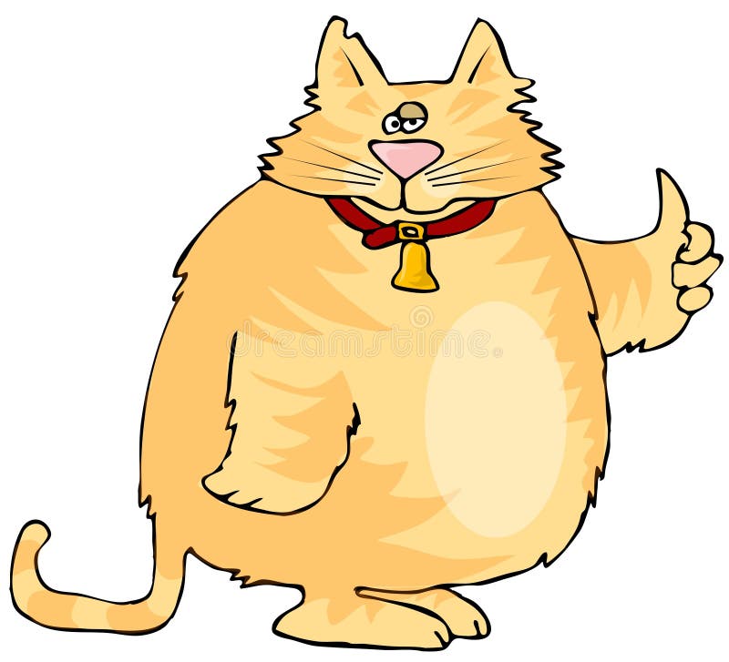 Cat ok иллюстрация штока. иллюстрации насчитывающей кот - 3663781