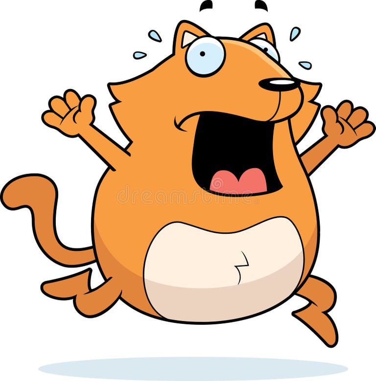 Cartoon Cat Panic Stock Illustrations – 317 Cartoon Cat Panic Stock ...