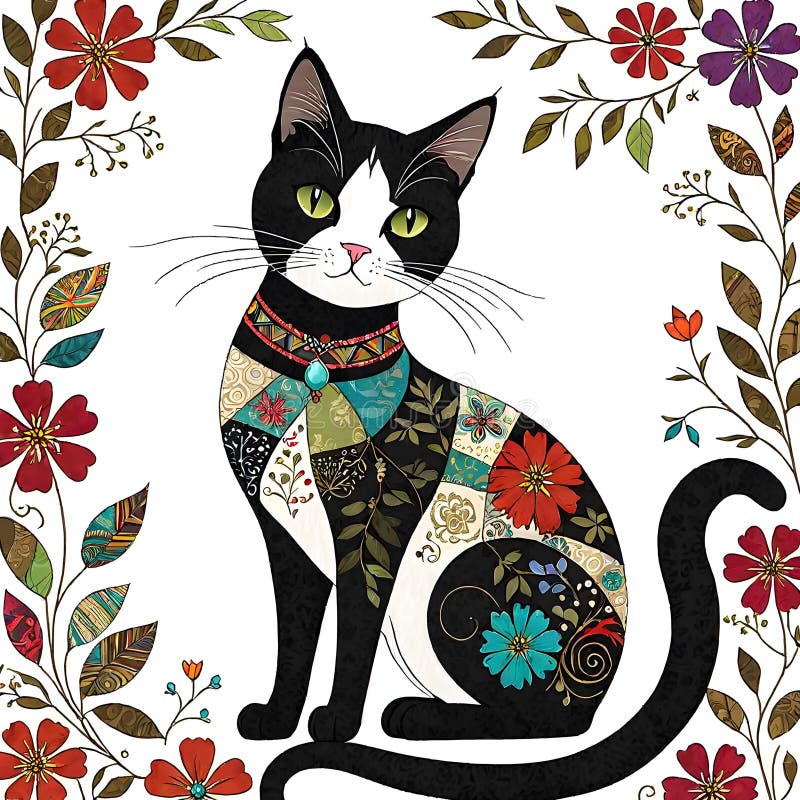 Cat Patchwork is a Type of Native American Art that Uses Pieces of ...