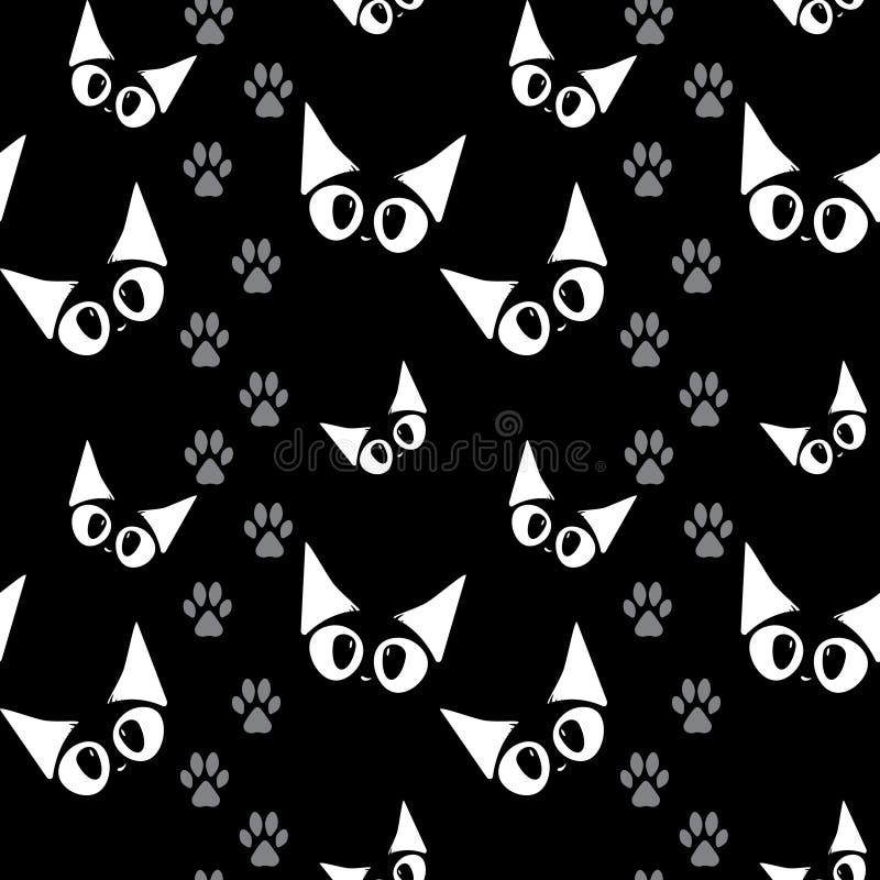 Cat pattern stock illustration. Illustration of light - 57487593