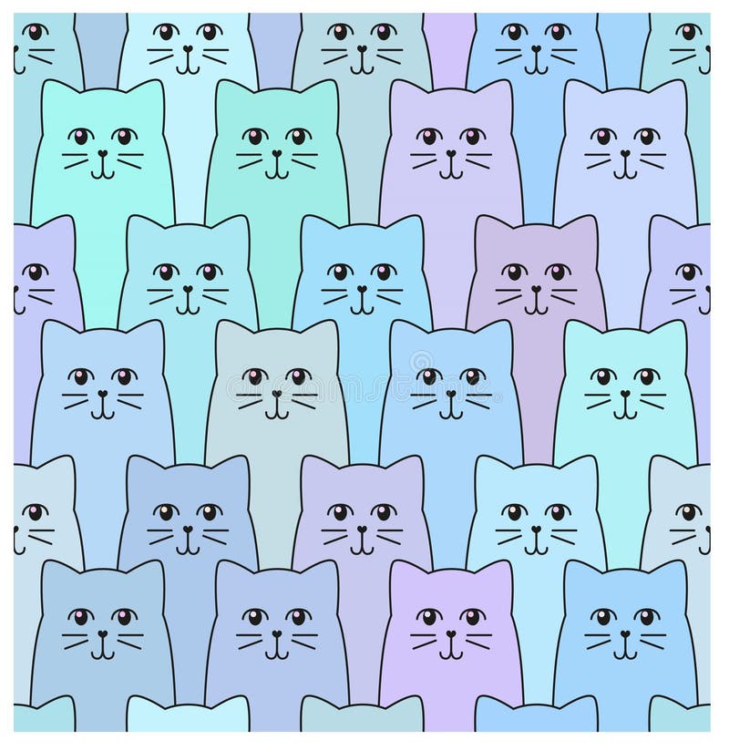 Cat Pattern Iphone Wallpaper