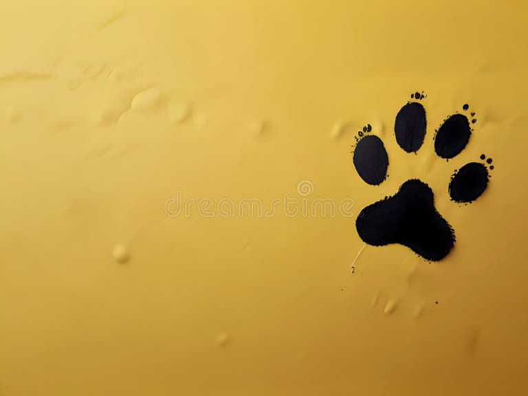 Muddy Dog Paw Prints Stock Illustrations – 82 Muddy Dog Paw Prints ...