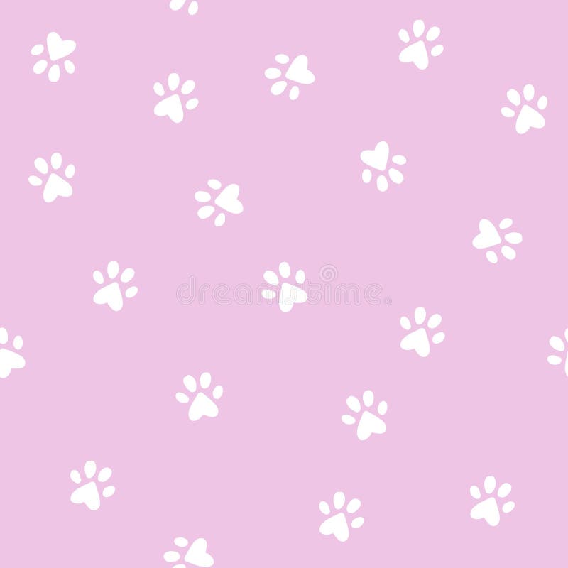 Cat Paw Texture, Little Paws Stock Vector - Illustration of texture ...
