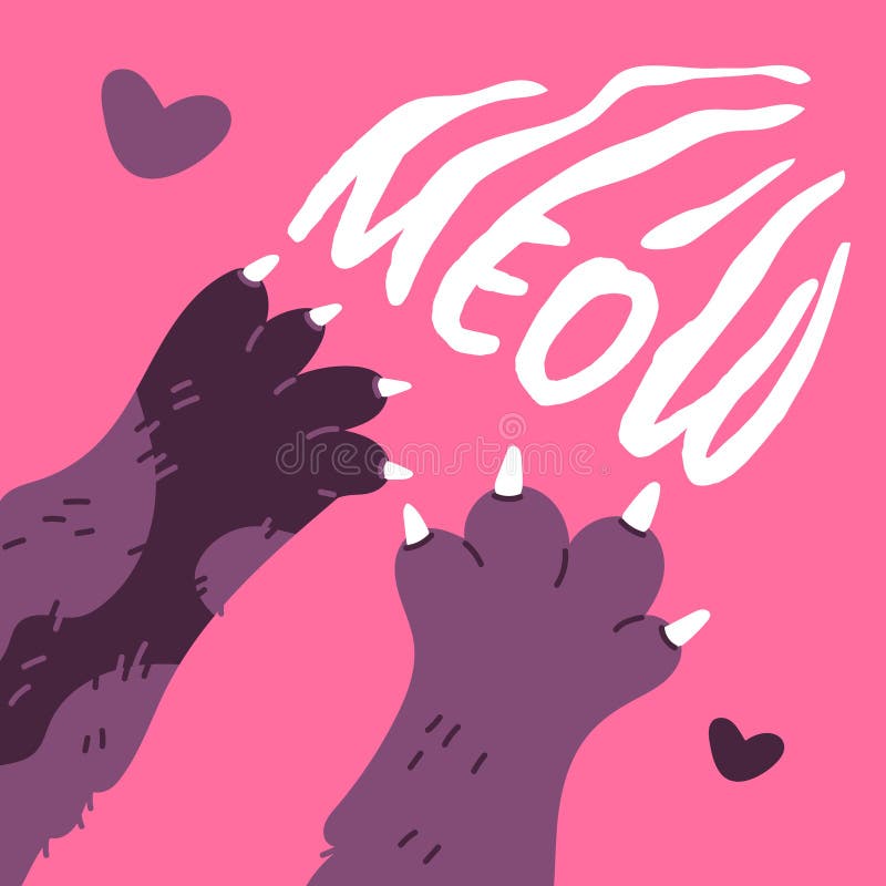Cat Paws Scratch Stock Illustrations – 561 Cat Paws Scratch Stock ...