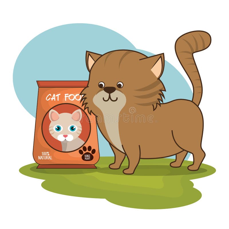 Cat pet shop icon stock illustration. Illustration of design - 83301985