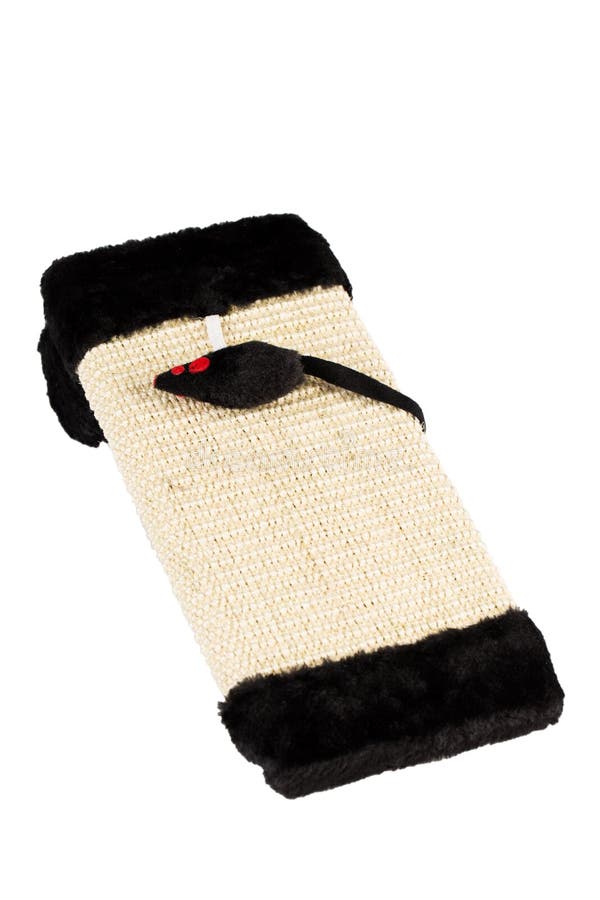 Cat play post stock photo. Image of mouse, isolated, feline - 88666494