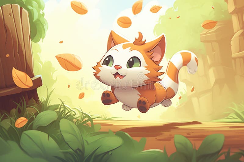 Cat Pouncing Stock Illustrations – 308 Cat Pouncing Stock Illustrations ...