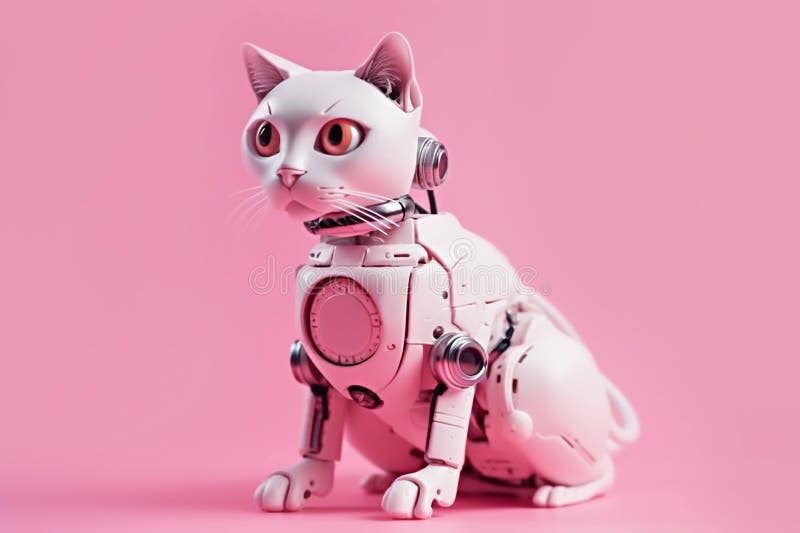 Cat Funny Ai Technology Stock Illustrations – 1,847 Cat Funny Ai ...