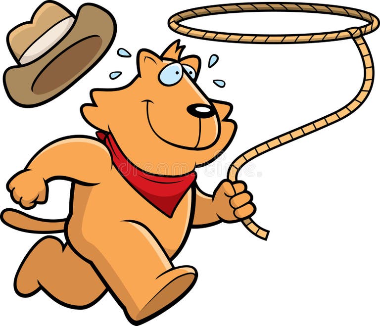 Cat Rodeo stock vector. Illustration of smiling, rodeo - 15503528