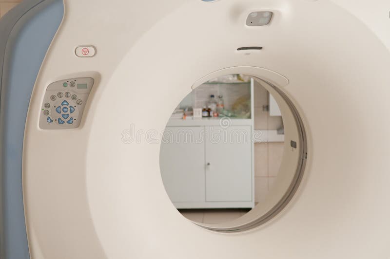 CAT Scan Machine stock photo. Image of monitor, examining - 15412490