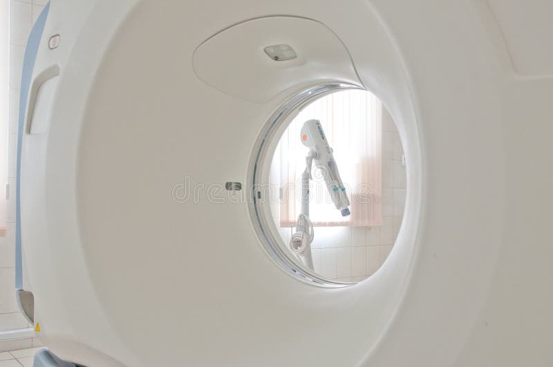 CAT Scan Machine stock photo. Image of light, scan, tomography - 15412512