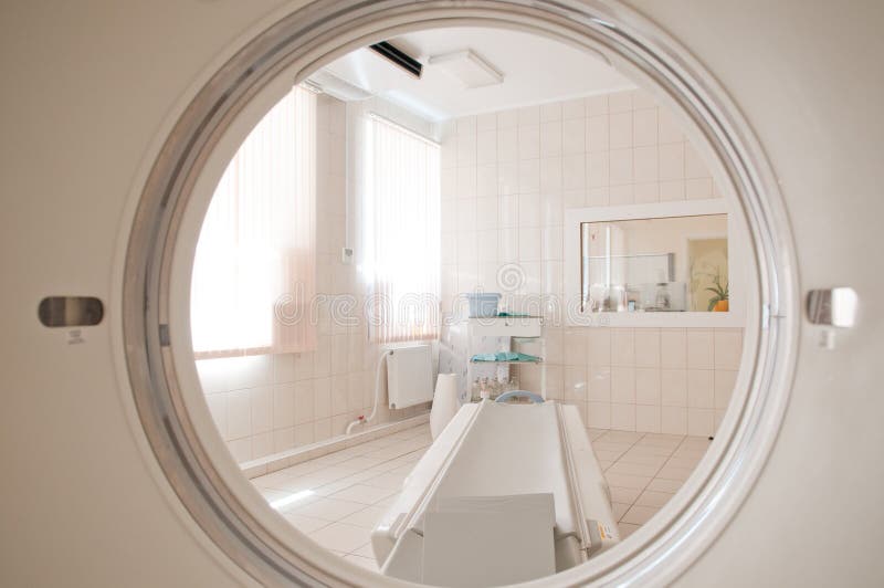 CAT Scan Machine stock image. Image of focused, hospital - 15398809