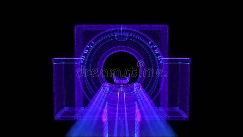 CAT Scan System. MRI Machine, Magnetic Resonance Imaging Machine on a ...