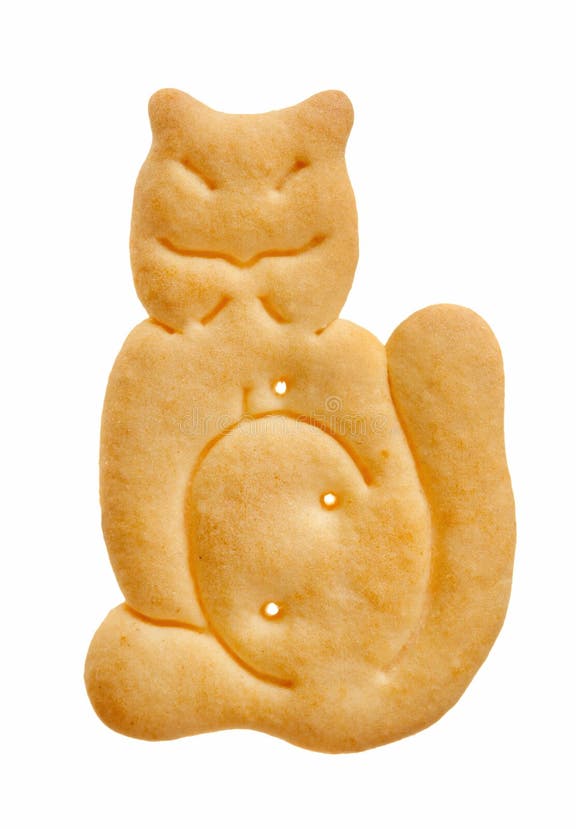 Cat shaped cracker stock photo. Image of crisp, biscuit - 75890612