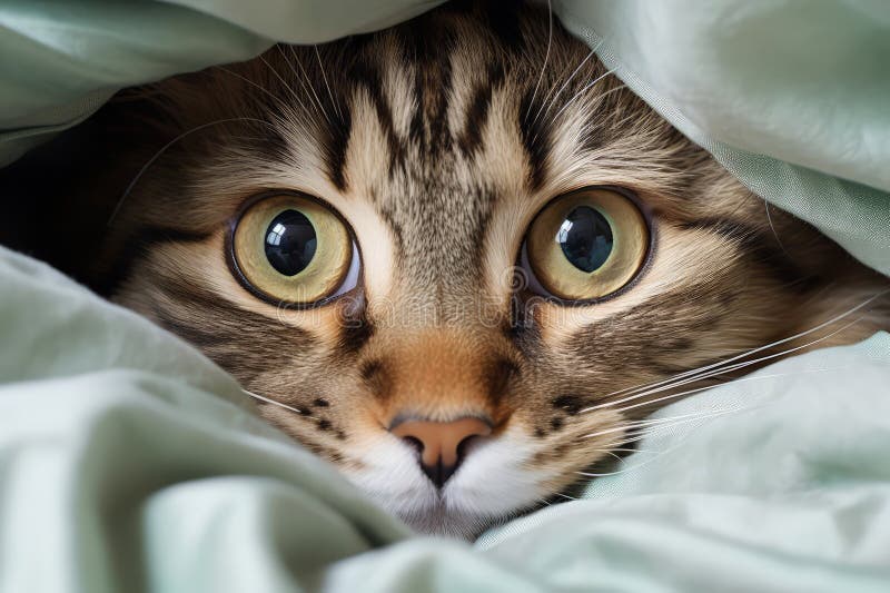 Cat in shock stock illustration. Illustration of shocked - 289773303