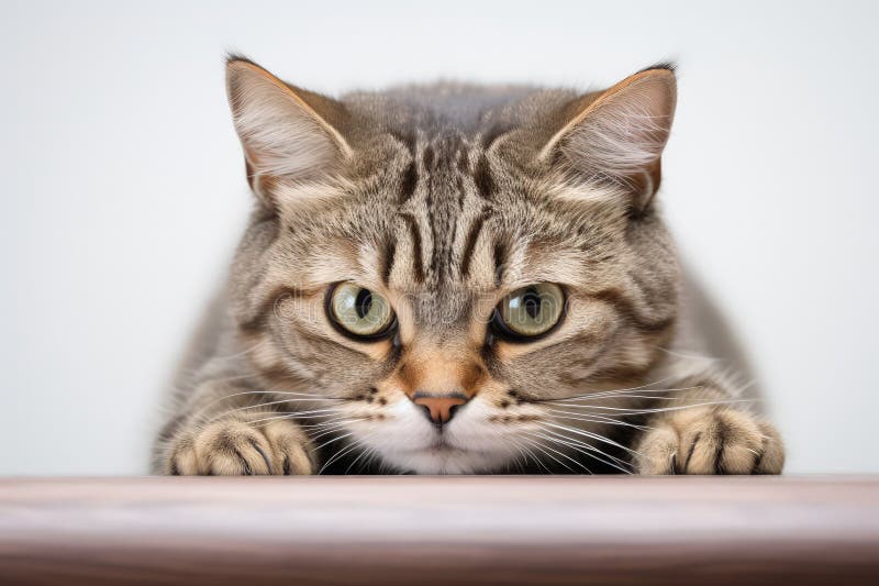 Cat in shock stock illustration. Illustration of portrait - 289773417