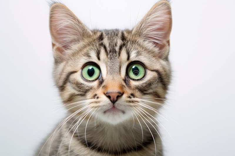 Cat in shock stock illustration. Illustration of domestic - 289773450