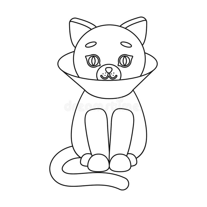 Cat Sick Icon of Vector Illustration for Web and Mobile Stock Vector ...