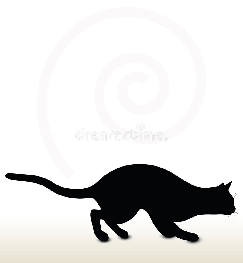 Stalking Cat Stock Illustrations – 1,112 Stalking Cat Stock ...