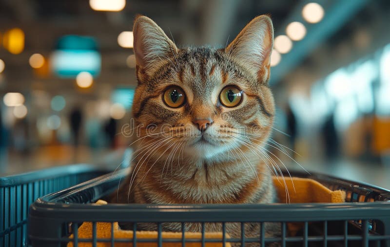 Cat Cart Shopping Store Scene Stock Photos - Free & Royalty-Free Stock ...