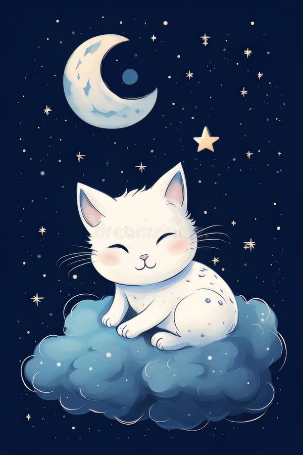 107 Starry Night Cat Stock Photos - Free & Royalty-Free Stock Photos ...
