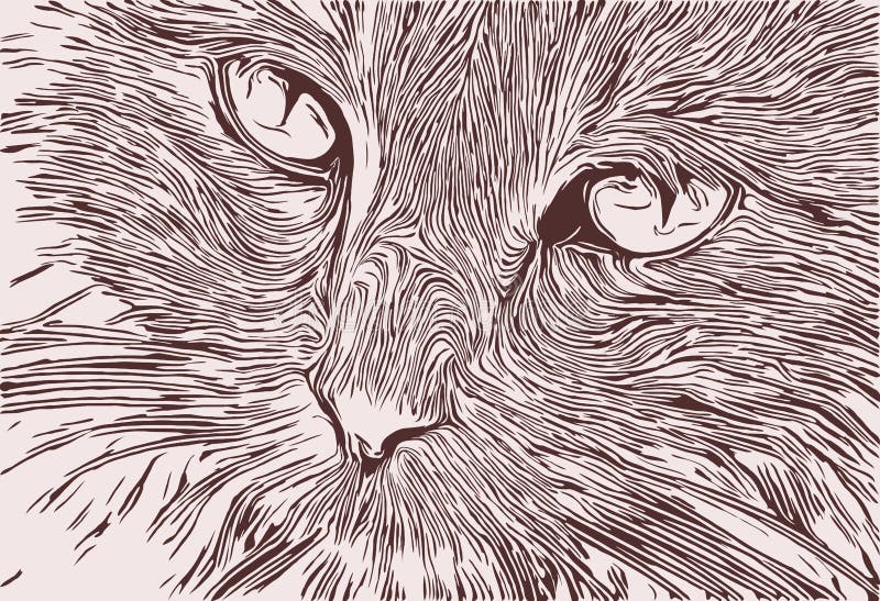 Cat soul stock illustration. Illustration of soul, painted - 174581668