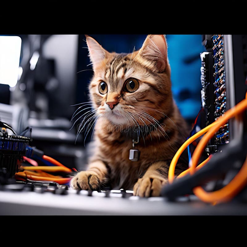 The Cat it Specialist Tech Savvy Problem Solving and Ready To T Stock ...