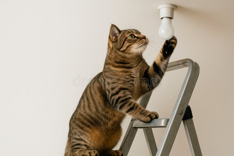393 Light Bulb Cat Stock Photos - Free & Royalty-Free Stock Photos from ...