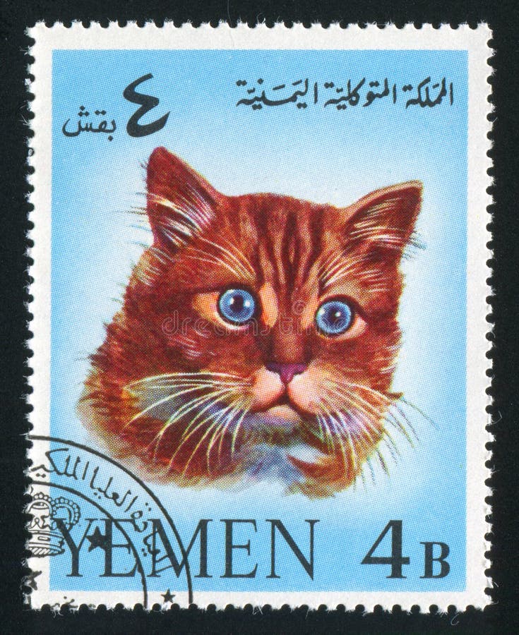 Cat stamp editorial photography. Image of postcard, postage - 142207407