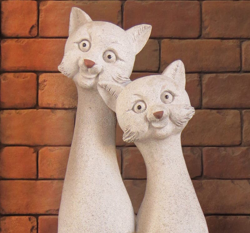 Cat Statue stock photo. Image of statue, kitten, theme - 204192046