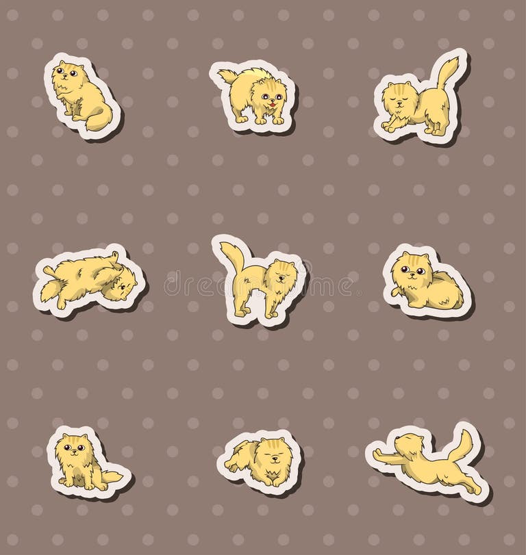 Style Cat Stickers Stock Illustrations – 4,998 Style Cat Stickers Stock ...