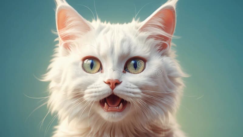 The Cat is Surprised and Indignant, Expresses Disagreement, Refusal and ...